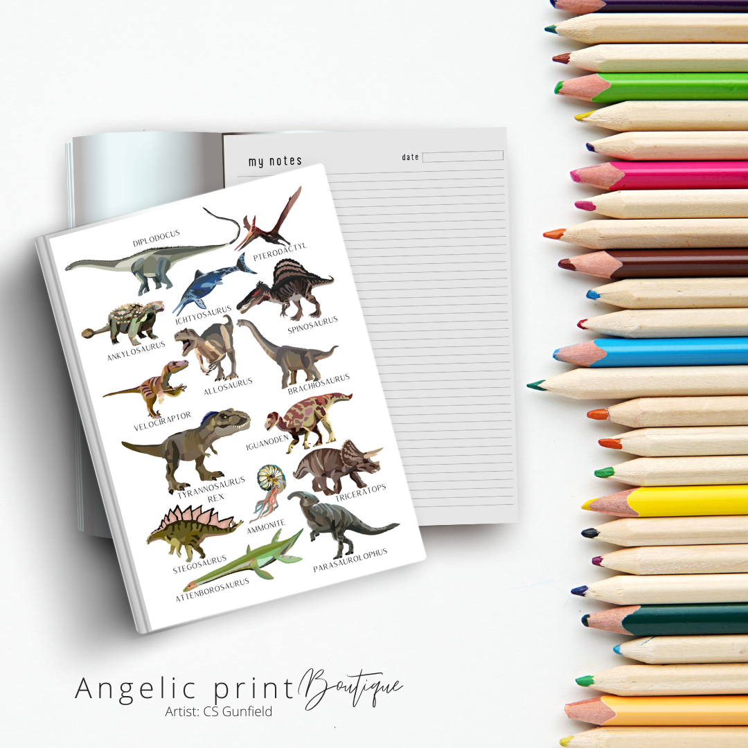 Dinosaur Notebook – Pony Creative
